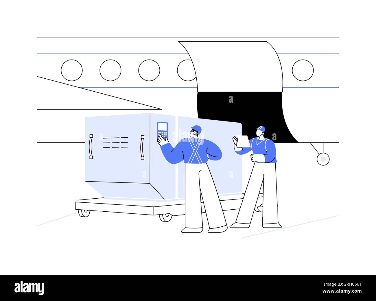 Temperature controlled shipping abstract concept vector illustration ...