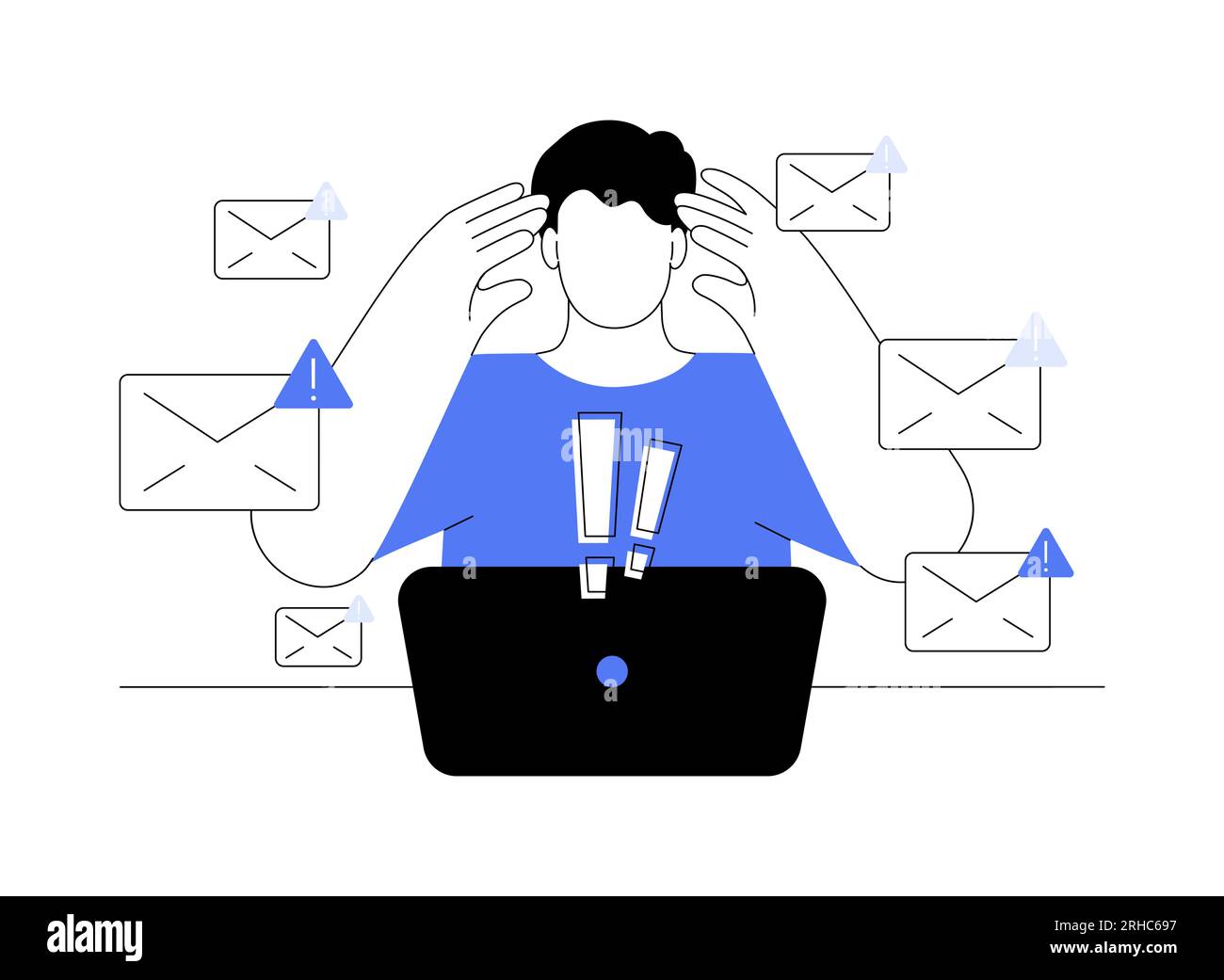 Spam abstract concept vector illustration Stock Vector Image & Art - Alamy