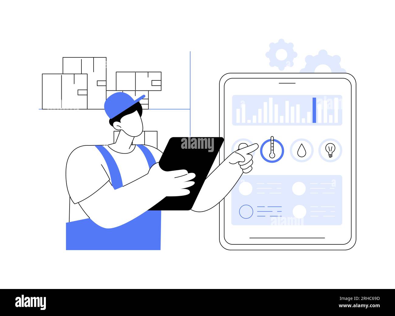 Digital warehousing Cut Out Stock Images & Pictures - Alamy