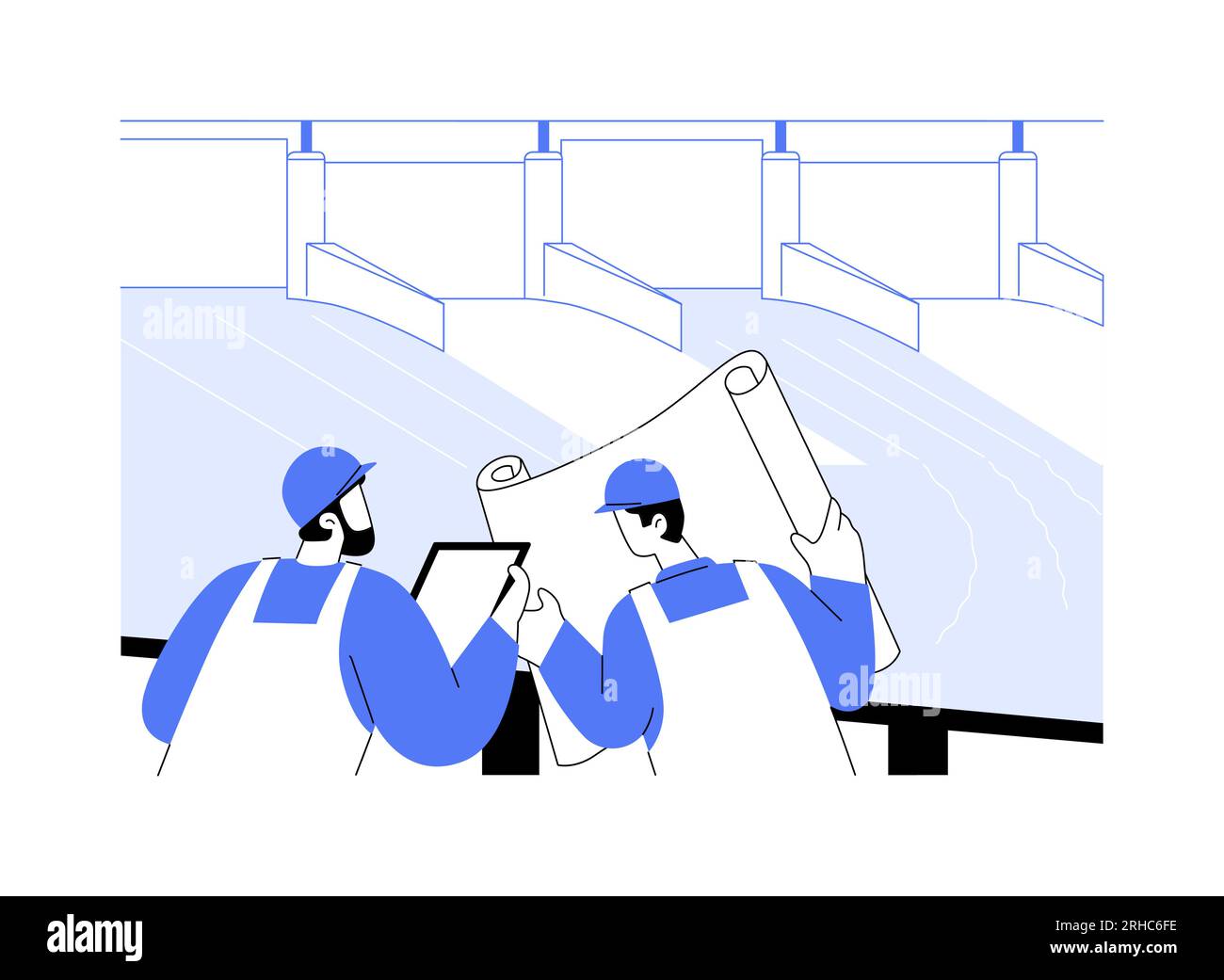 Hydroelectric power abstract concept vector illustration Stock Vector ...