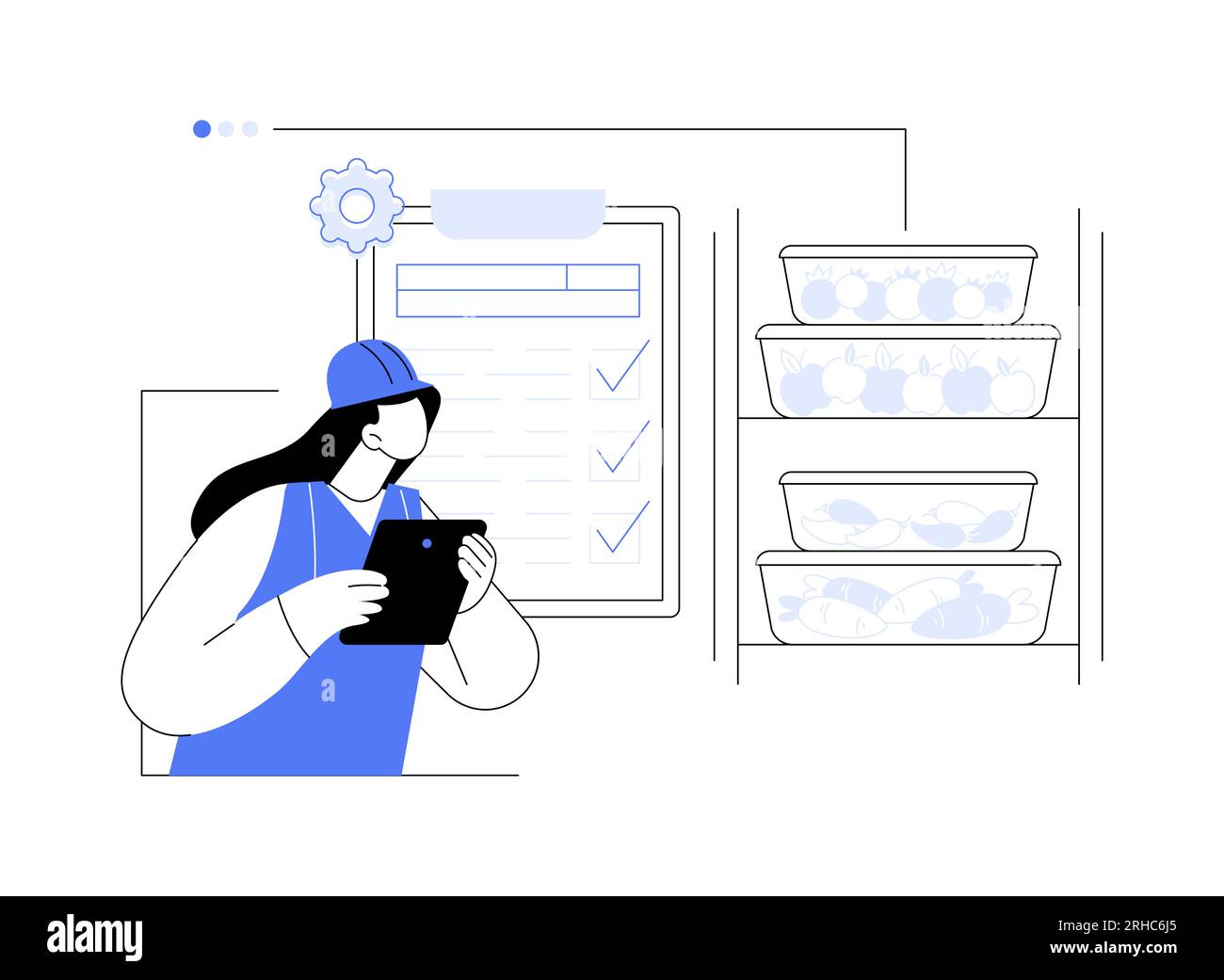 Managing storage abstract concept vector illustration Stock Vector ...