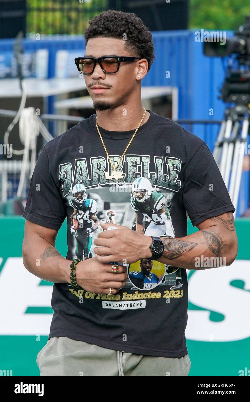 Canton, Ohio, USA. 3rd Aug, 2023. New York Jets wide receiver Allen ...