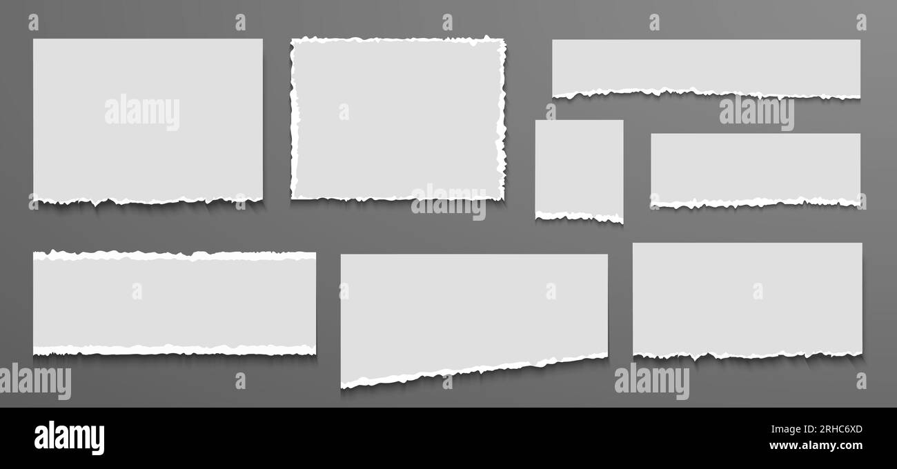 White torn paper on dark Black and White Stock Photos & Images - Alamy