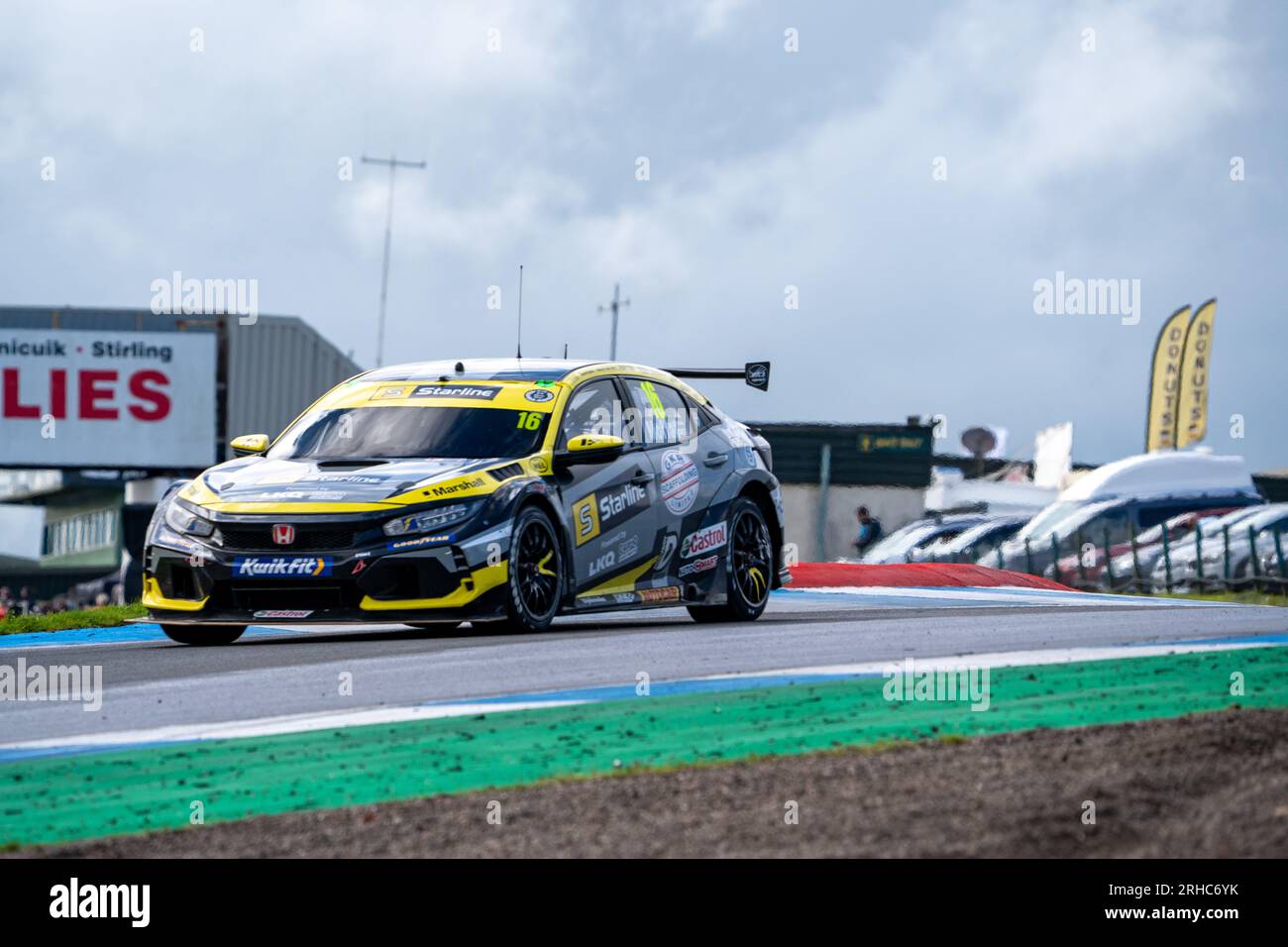 Dunfermline, UK. 12th Aug, 2023. BTCC Qualifying during the British ...