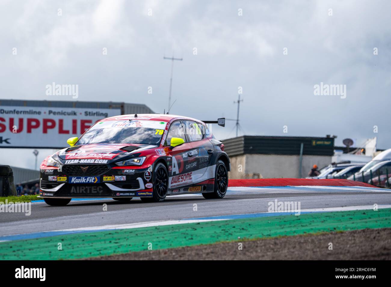 Dunfermline, UK. 12th Aug, 2023. BTCC Qualifying during the British ...