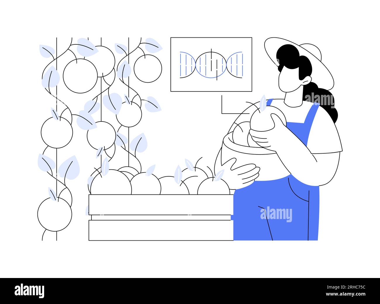 Growing GMO products abstract concept vector illustration Stock Vector ...