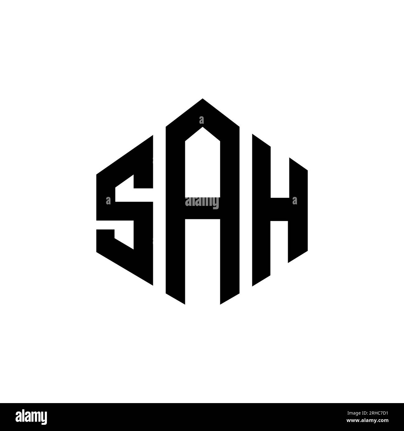 Sah hexagon logo hi-res stock photography and images - Alamy