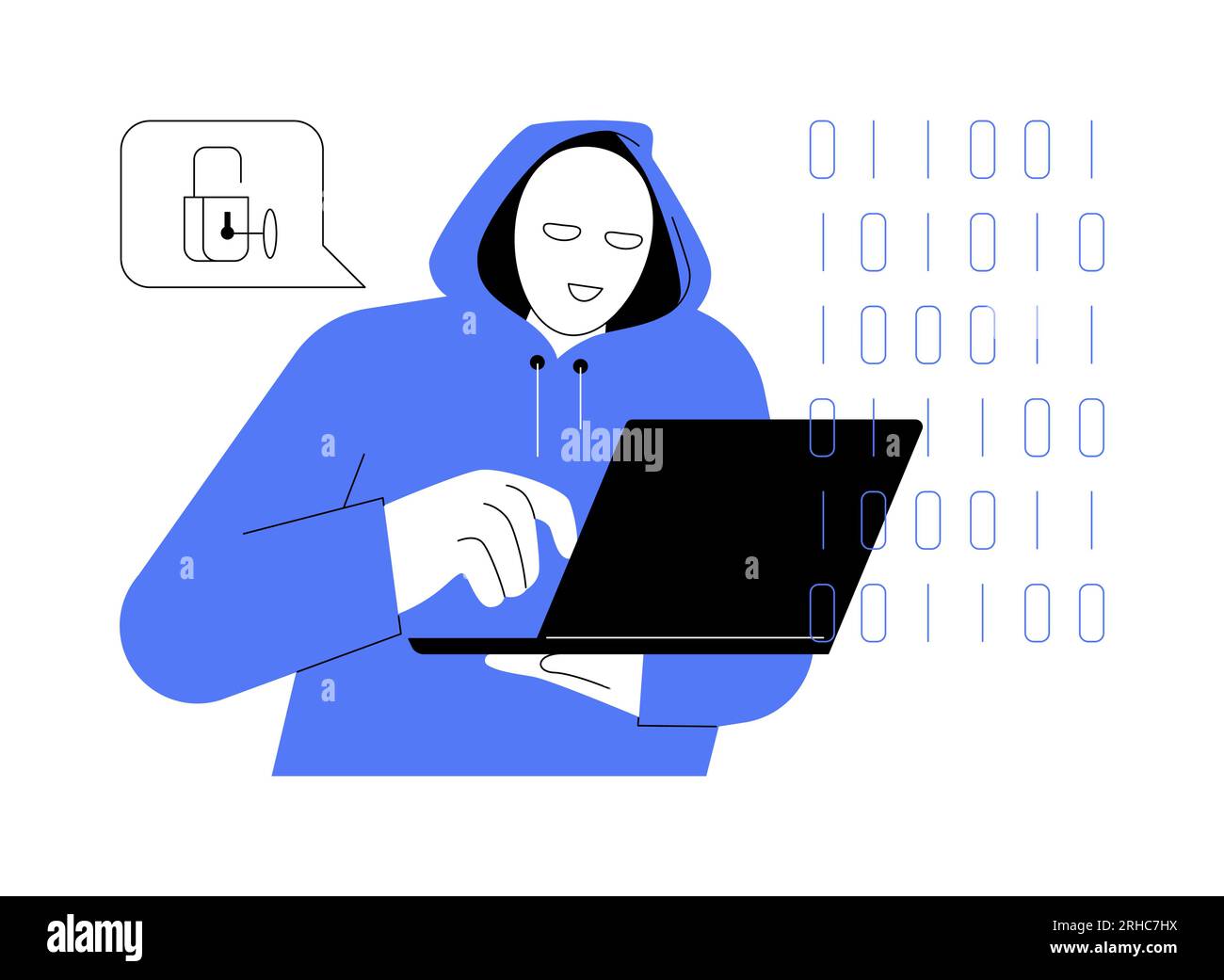 Hacktivism abstract concept vector illustration Stock Vector Image ...