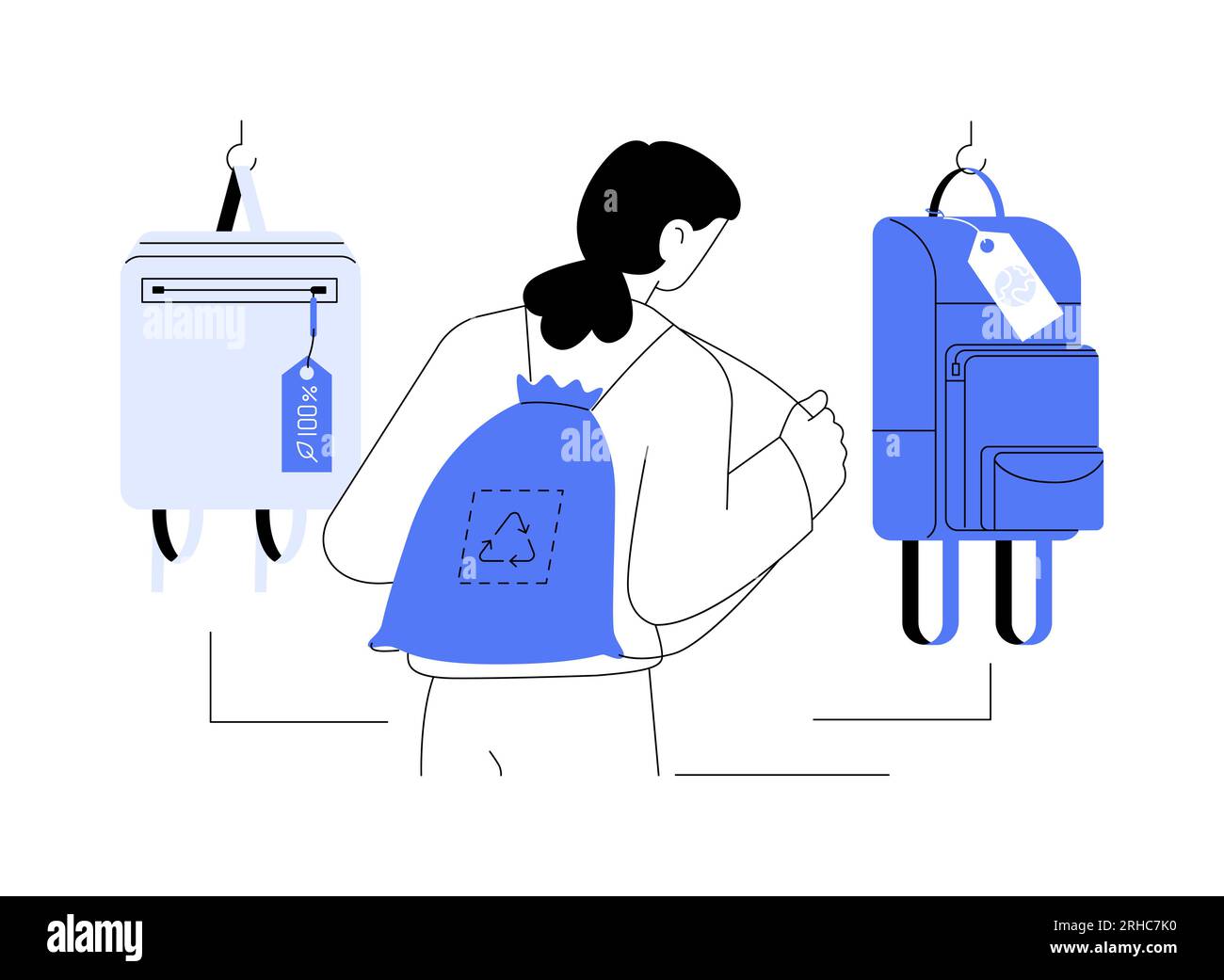 Zero waste manufacturing concept Cut Out Stock Images & Pictures - Alamy