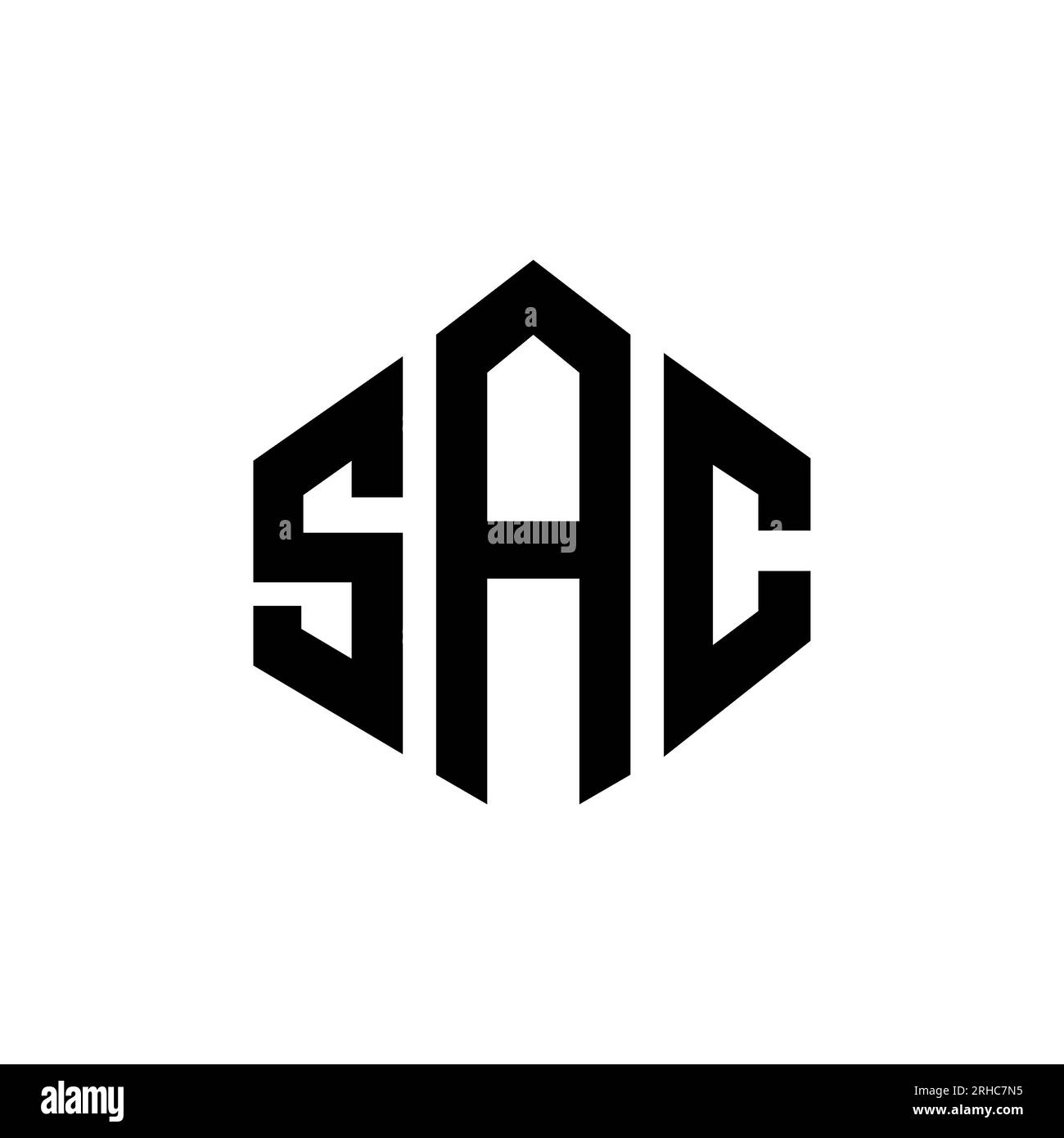 Sac hexagon logo hi-res stock photography and images - Alamy