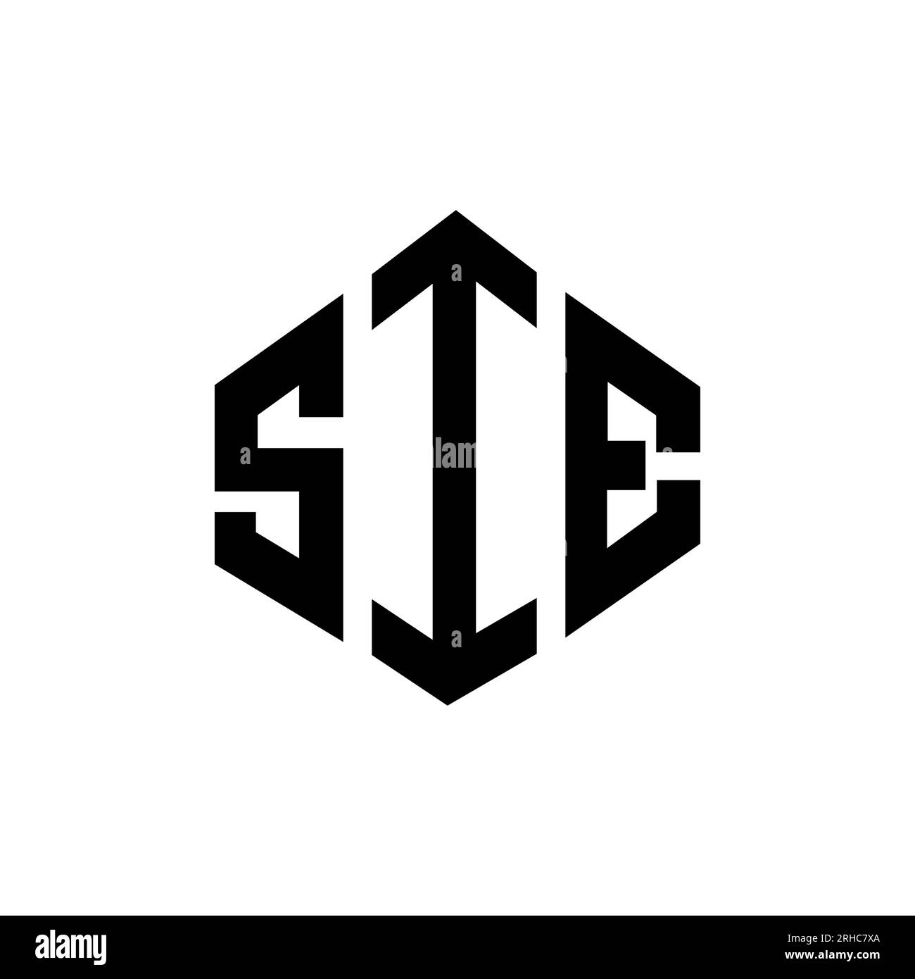 Sie logo design Black and White Stock Photos & Images - Alamy
