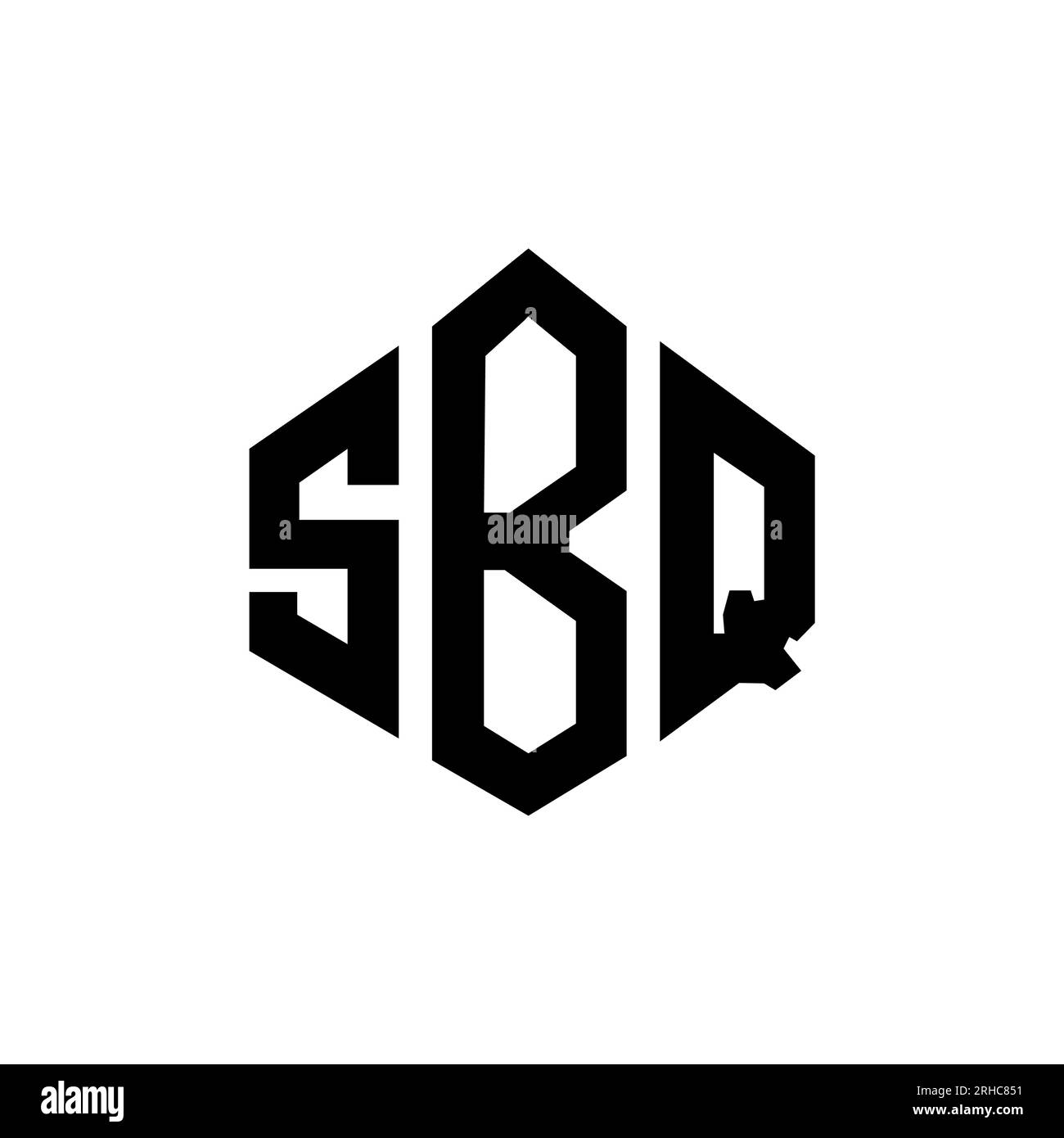 Sbq hexagon logo hi-res stock photography and images - Alamy