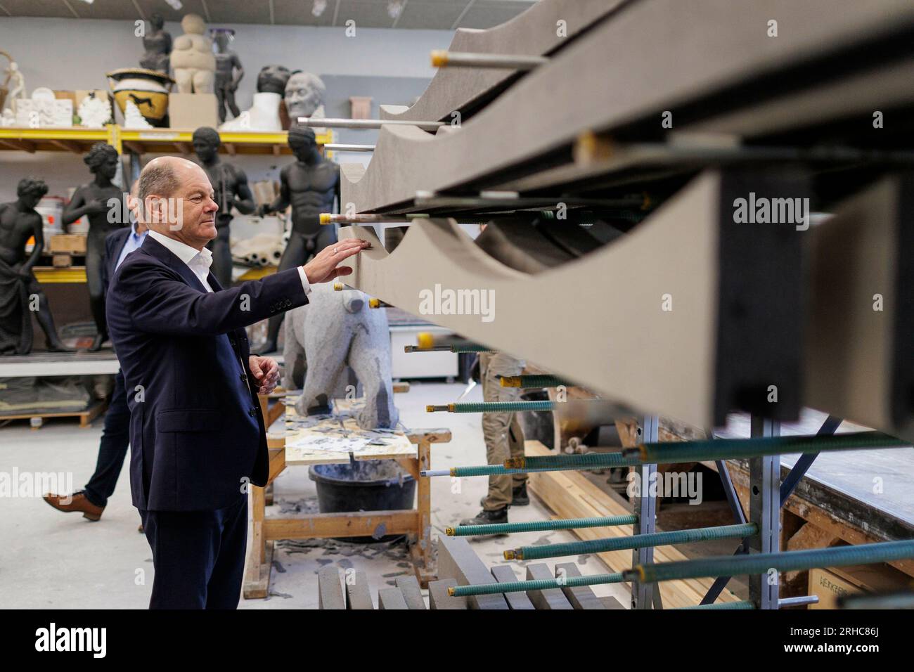 Potsdam, Deutschland. 15th Aug, 2023. Olaf Scholz (SPD), Federal ...
