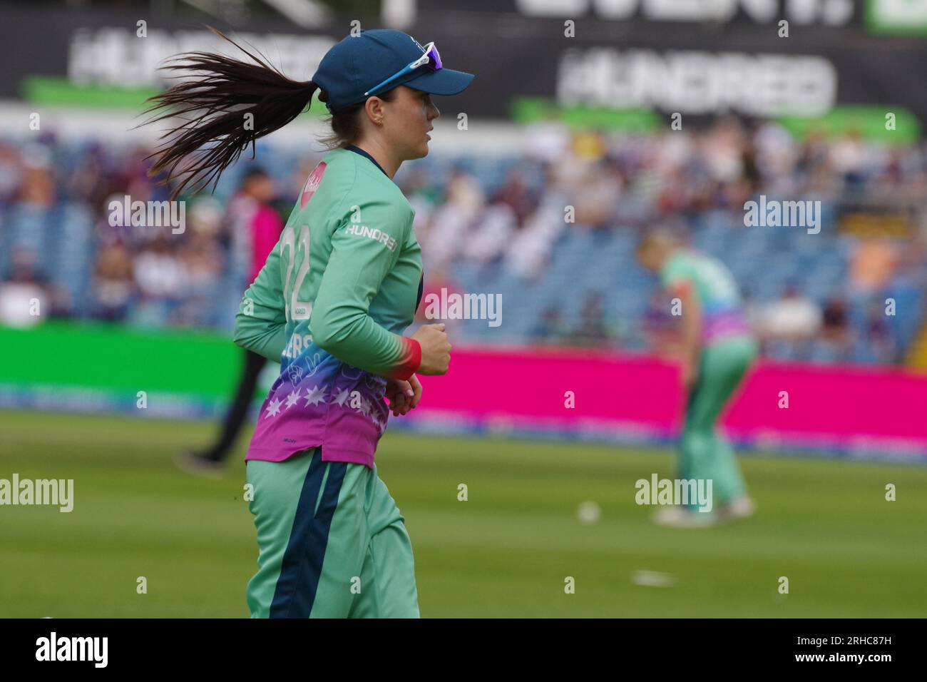 Leeds, 11 August 2023. Mady Villiers playing for Oval Invincibles ...