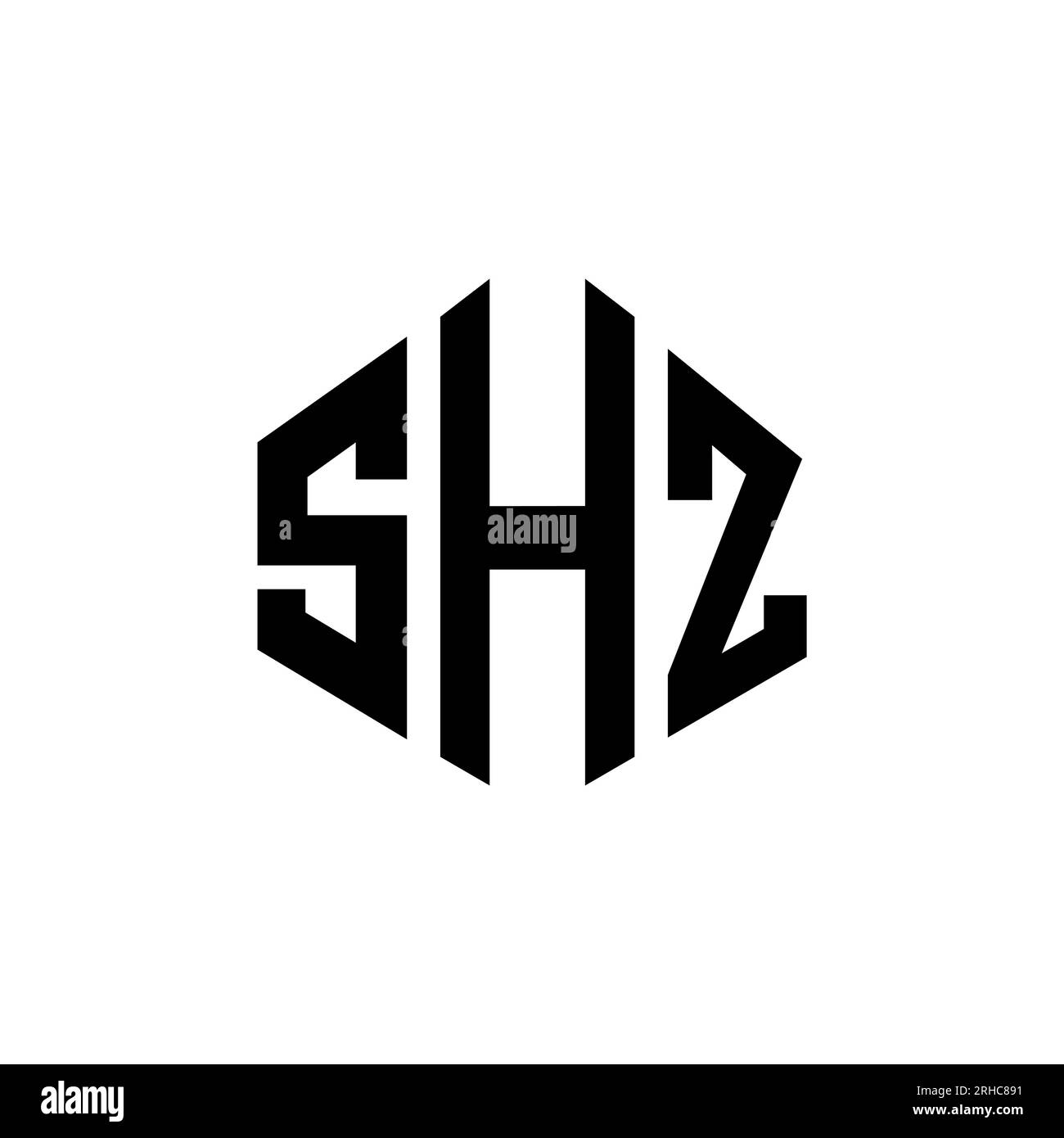 Letter shz logo hi-res stock photography and images - Alamy