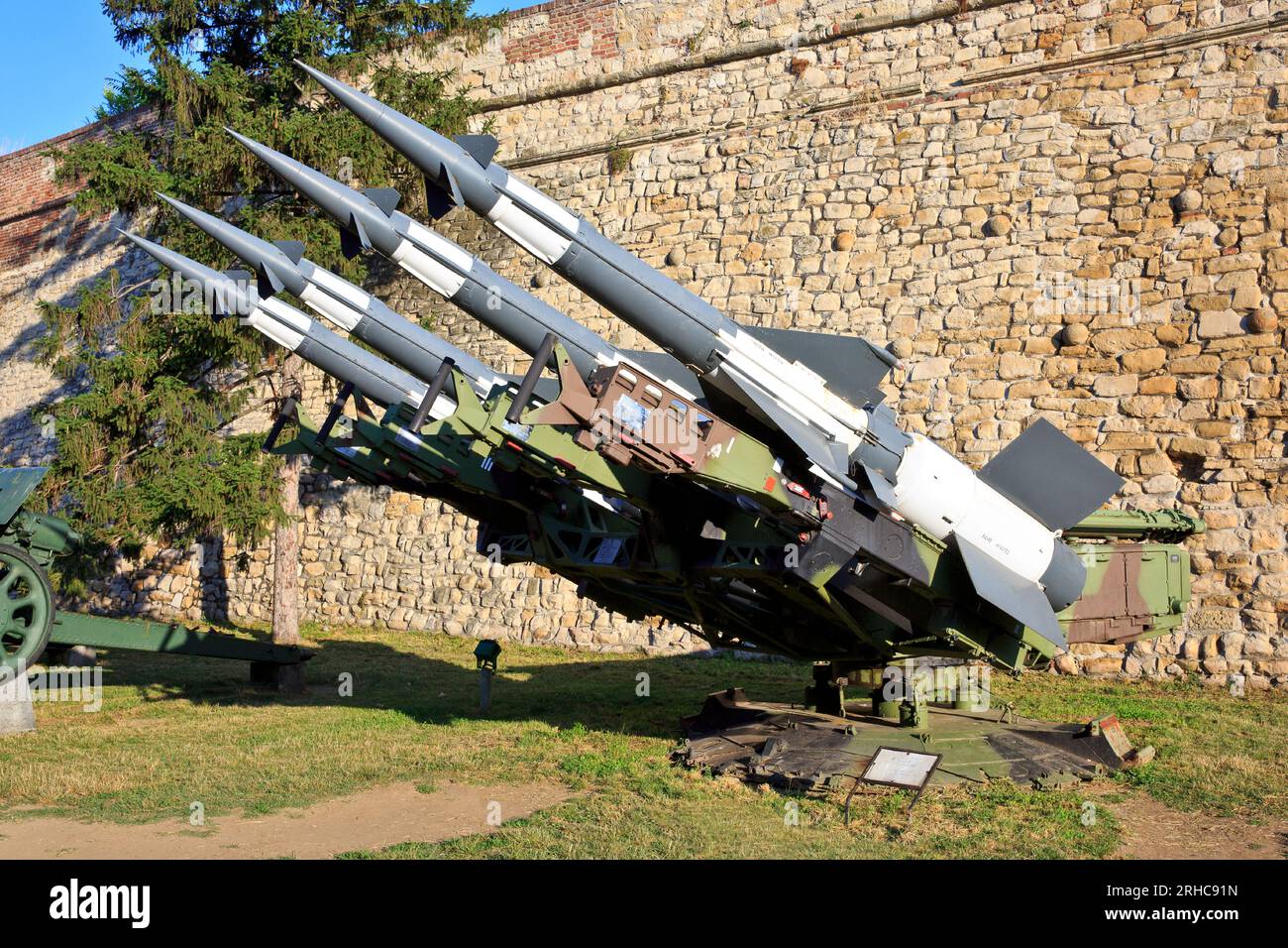 The S-125 Neva air defense system of the Serbian Army on display at the ...