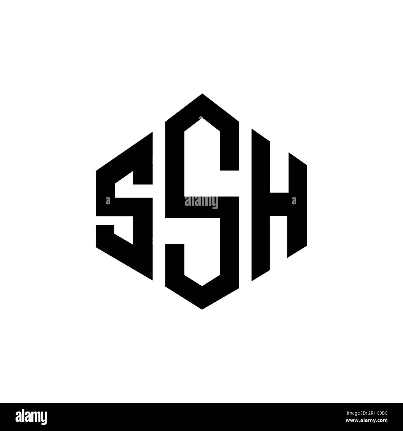 Ssh letter logo Stock Vector Images - Alamy