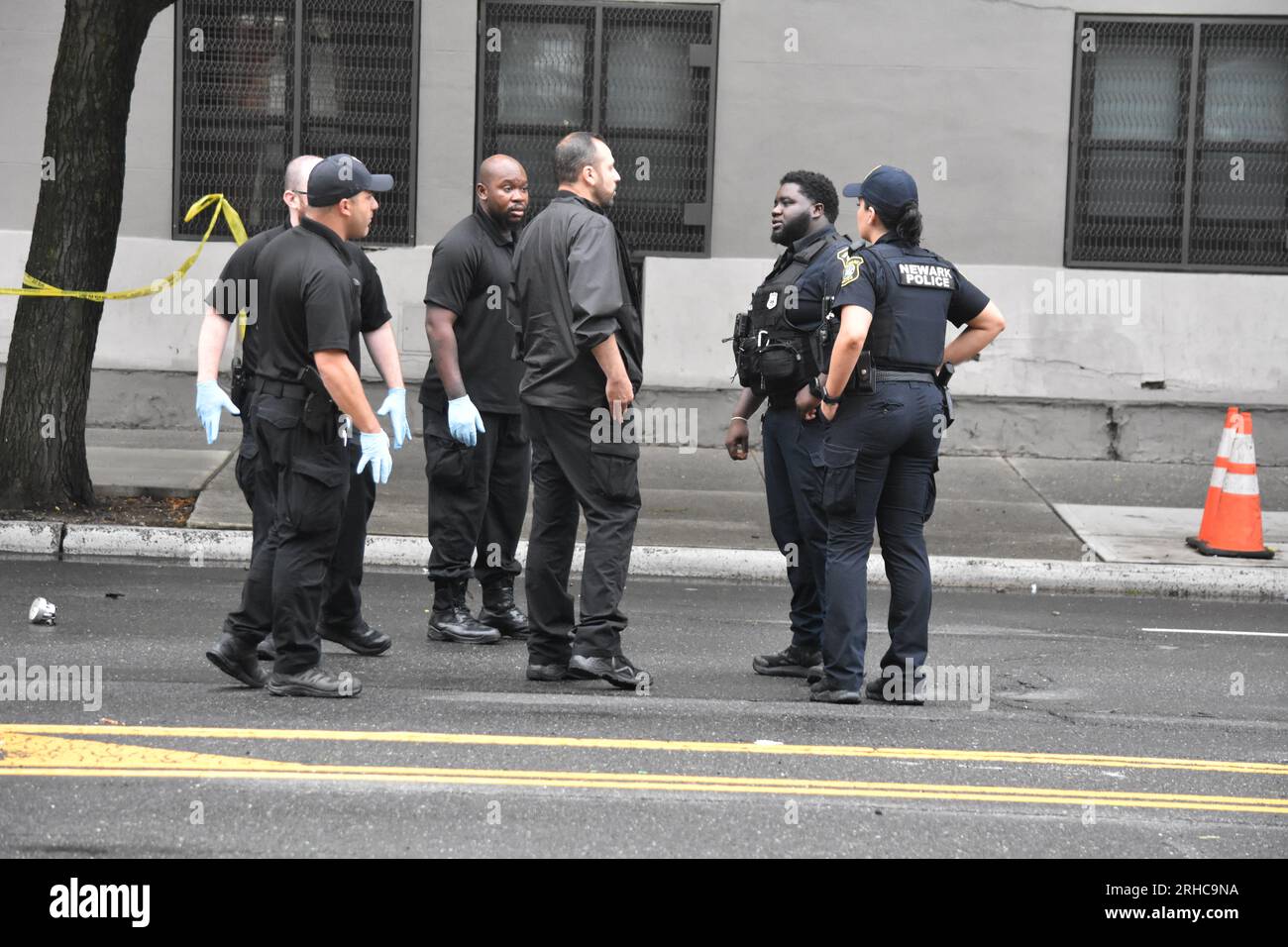 Prosecutors Office Personnel Seen At The Vehicle Collision Crime Scene