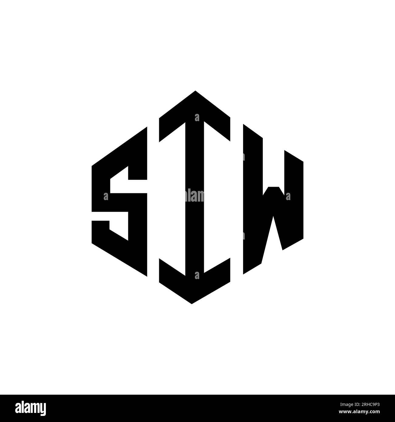 Siw Letter Logo Design With Polygon Shape Siw Polygon And Cube Shape Logo Design Siw Hexagon