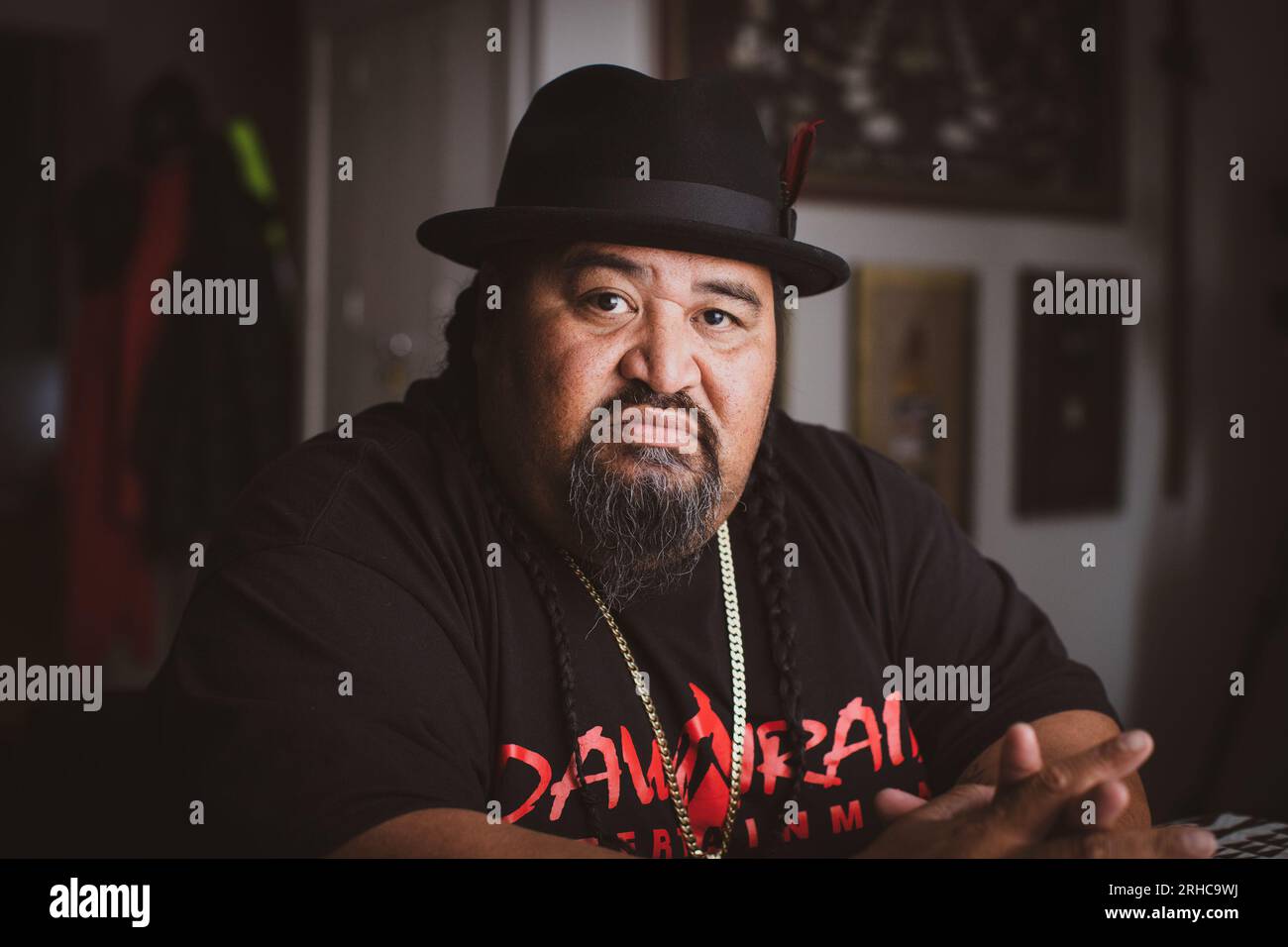 New Zealand Dawn Raid Label Founder Brotha D Stock Photo - Alamy