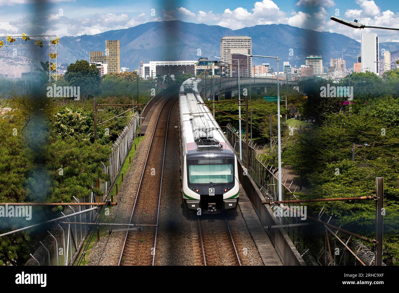 Medellin, Antioquia. Colombia - January 26, 2023. Metro de Medellín is ...