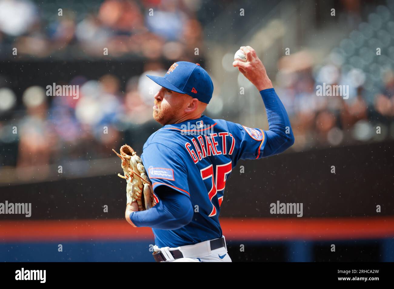 Aug 12 2023; New York City, New York, New York Mets reliever Reed ...