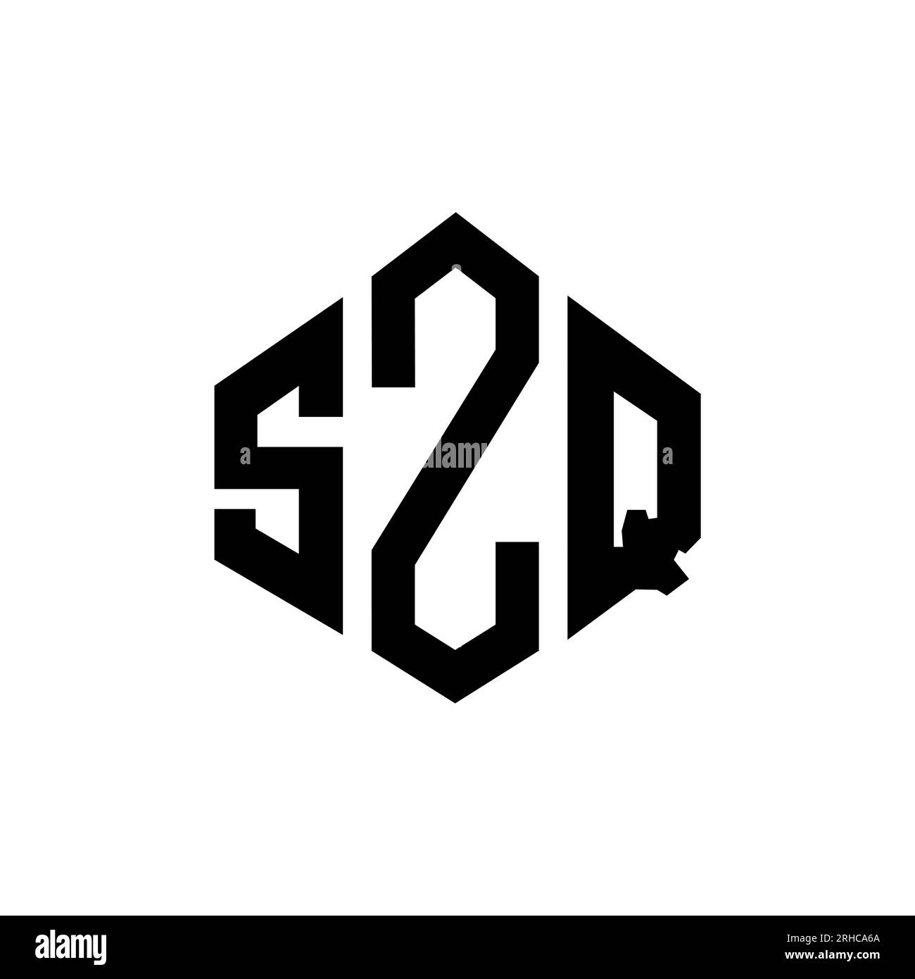 Szq hexagon logo hi-res stock photography and images - Alamy