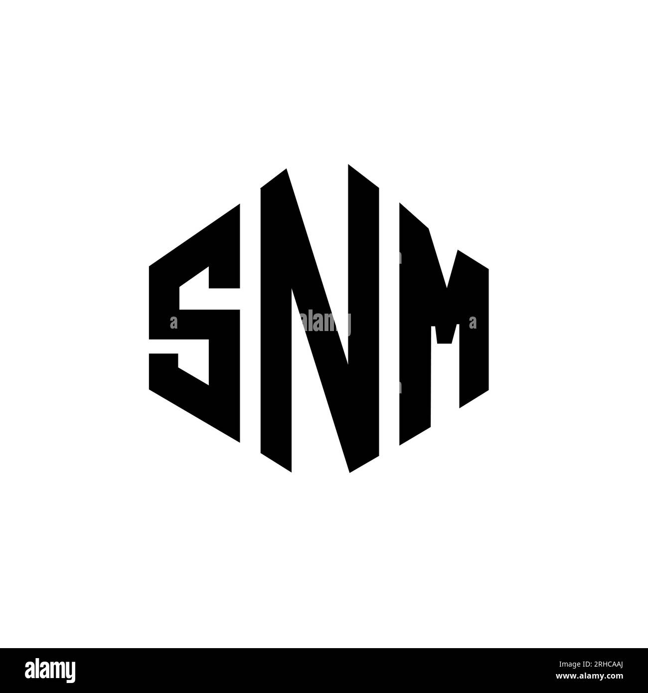 Snm hexagon logo hi-res stock photography and images - Alamy