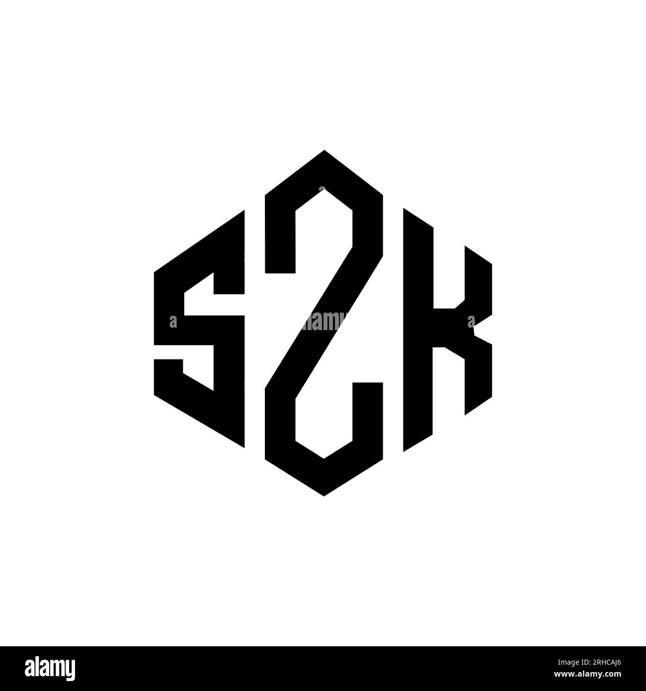 Szk hexagon logo hi-res stock photography and images - Alamy