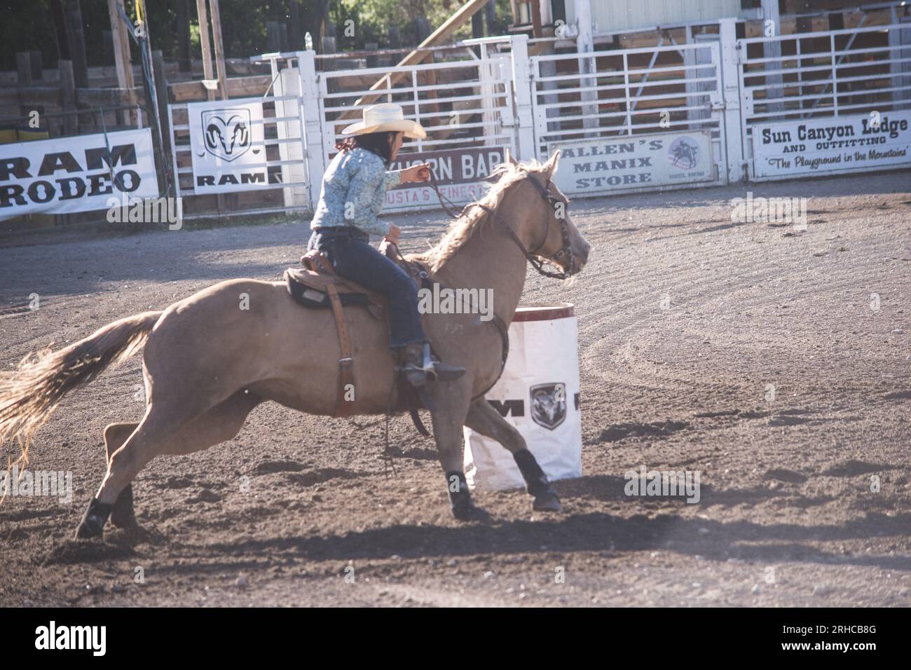 Augusta american legion rodeo hi-res stock photography and images - Alamy