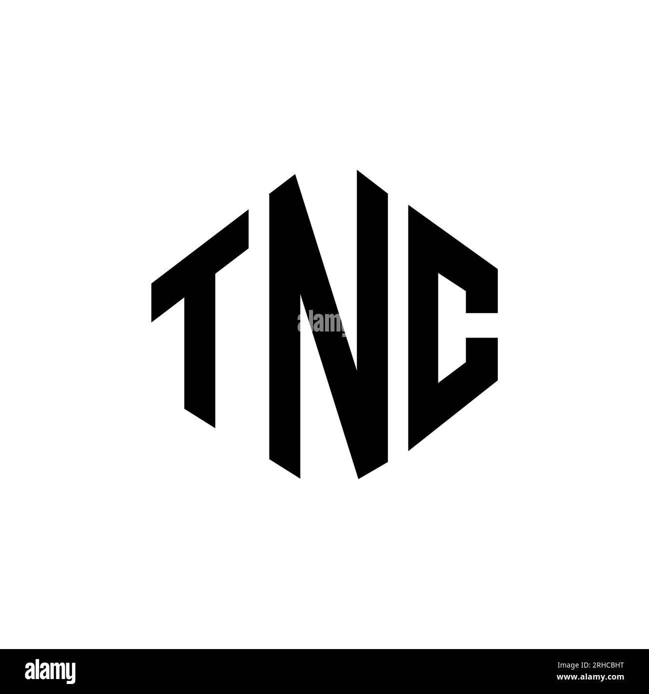 Tnc Letter Logo Design With Polygon Shape Tnc Polygon And Cube Shape Logo Design Tnc Hexagon