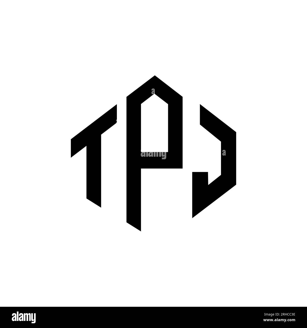 Tpj logo design hi-res stock photography and images - Alamy
