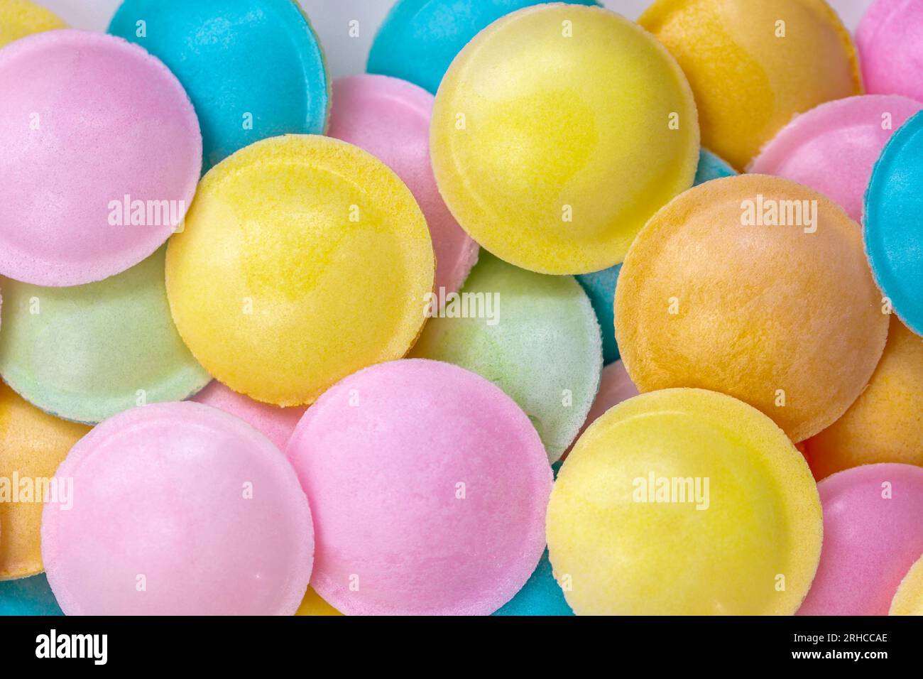 Sweet pattern in yellow pink and blue colors Stock Photo - Alamy