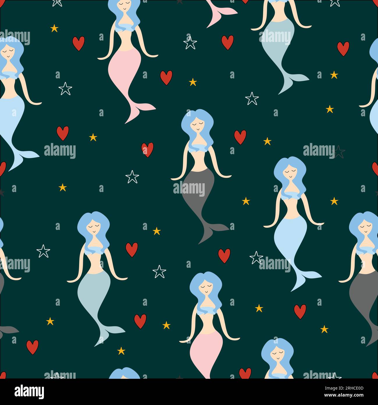 The mermaids Stock Vector Images - Alamy