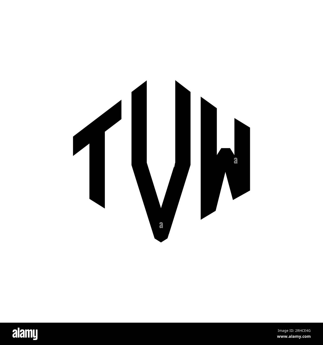 Tvw logo design hi-res stock photography and images - Alamy