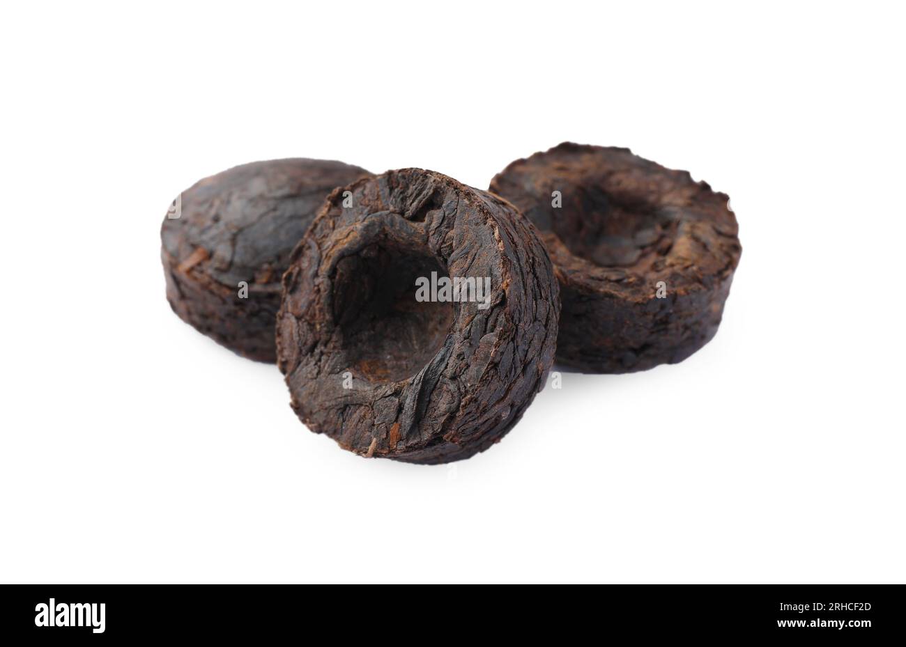 Cake shaped traditional Chinese pu-erh tea isolated on white Stock ...
