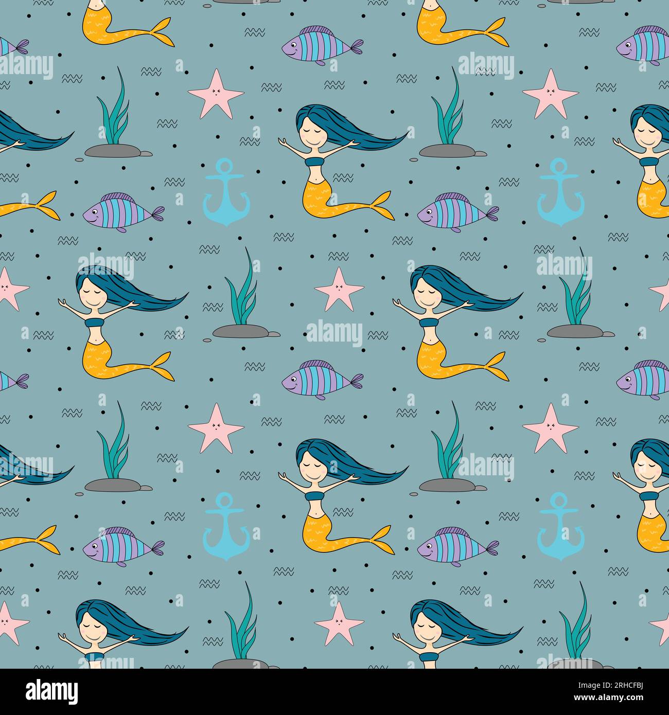 Mermaids Stock Vector Images - Alamy