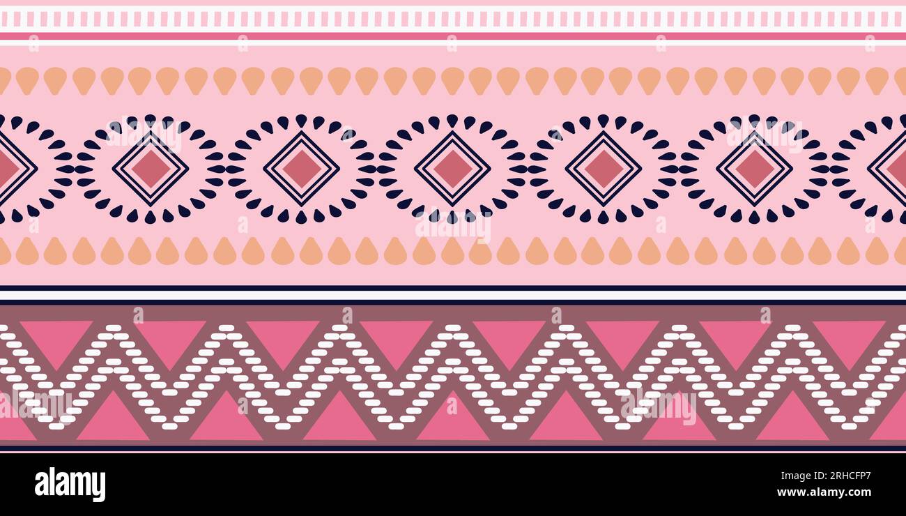 Colorful african tribal ethnic seamless pattern bohemian aztec patterns ...