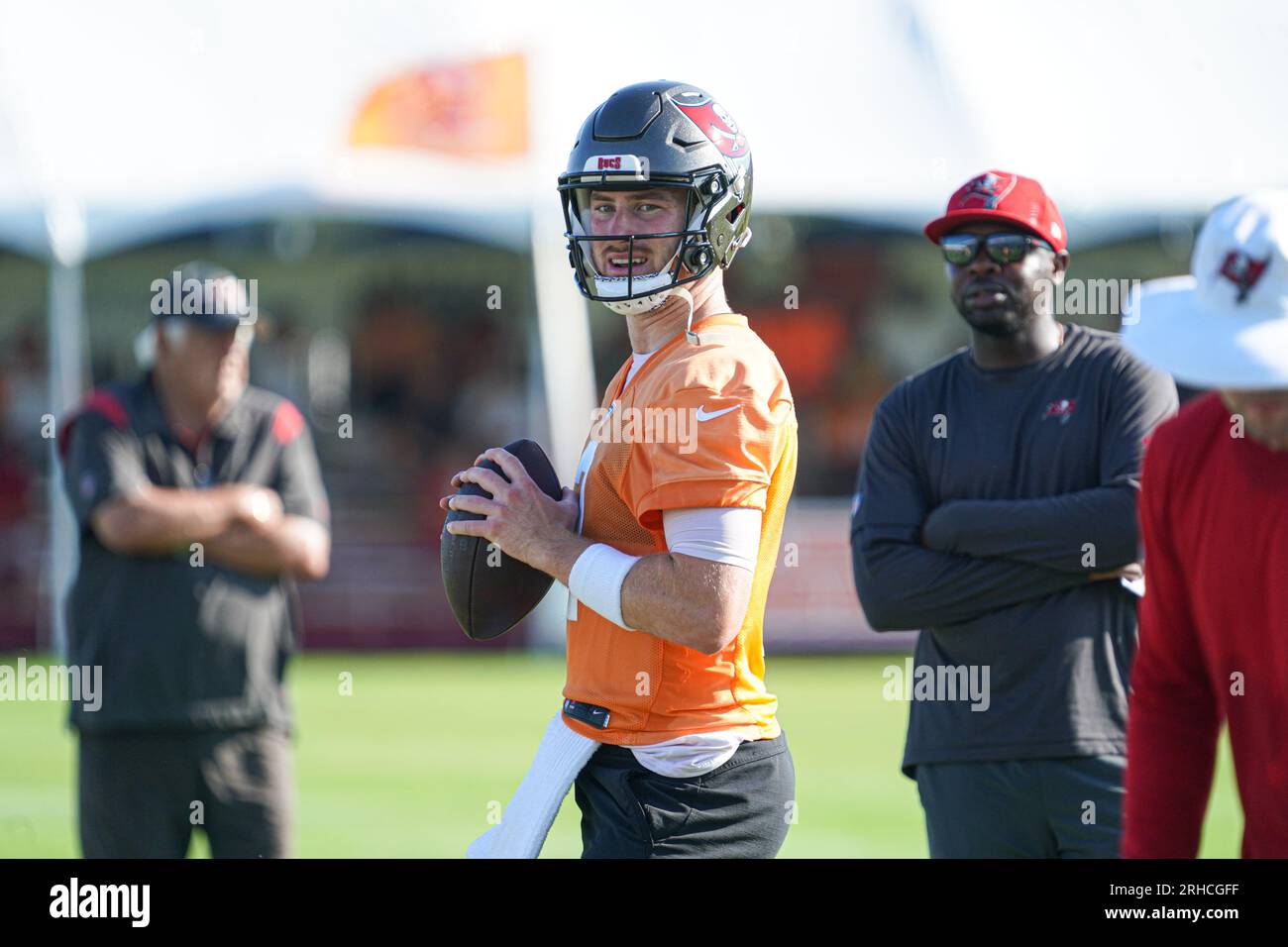 Tampa, Florida, USA, August 14, 2023, Tampa Bay Buccaneers quarterback ...