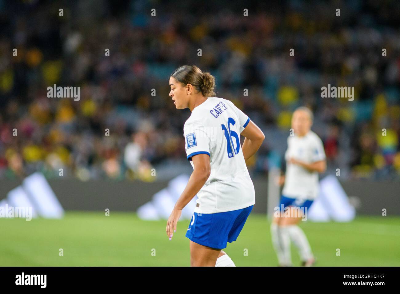 England's Jess Carter during the FIFA Women's World Cup semi-final vi ...
