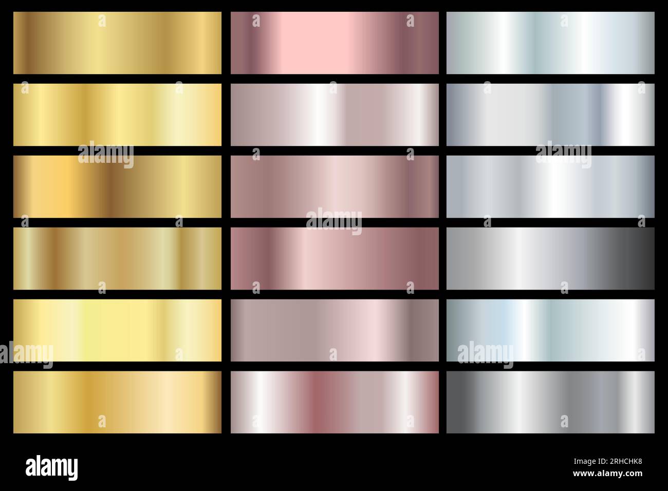 Platinum Vs Silver Color Swatch