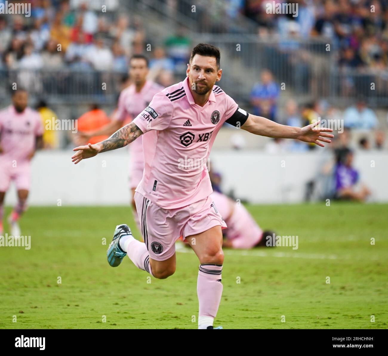 Lionel messi inter miami celebrates hi-res stock photography and images ...