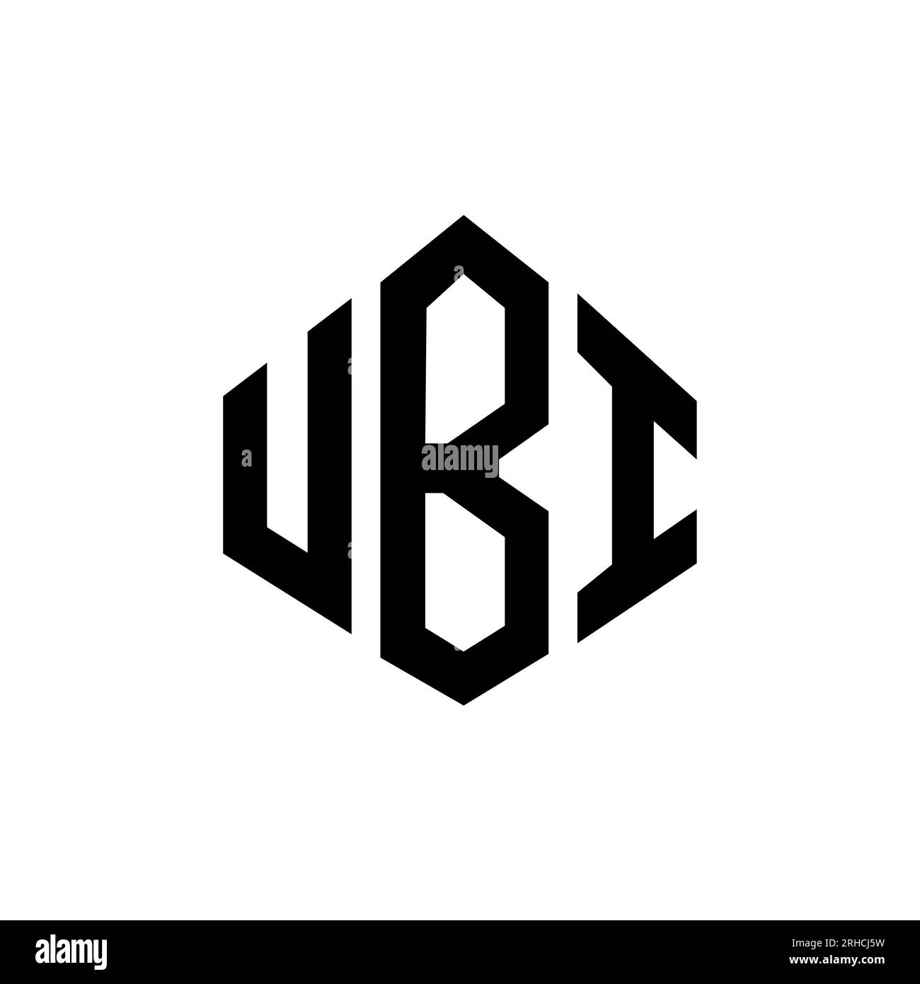 Ubi Letter Logo Design With Polygon Shape Ubi Polygon And Cube Shape Logo Design Ubi Hexagon