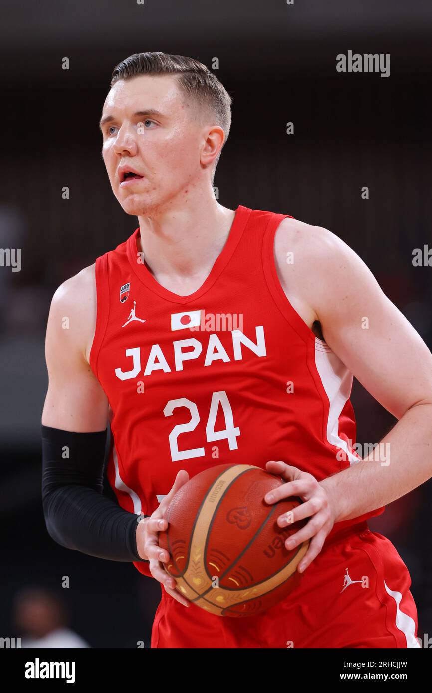 Tokyo, Japan. 15th Aug, 2023. Josh Hawkinson (JPN) Basketball ...