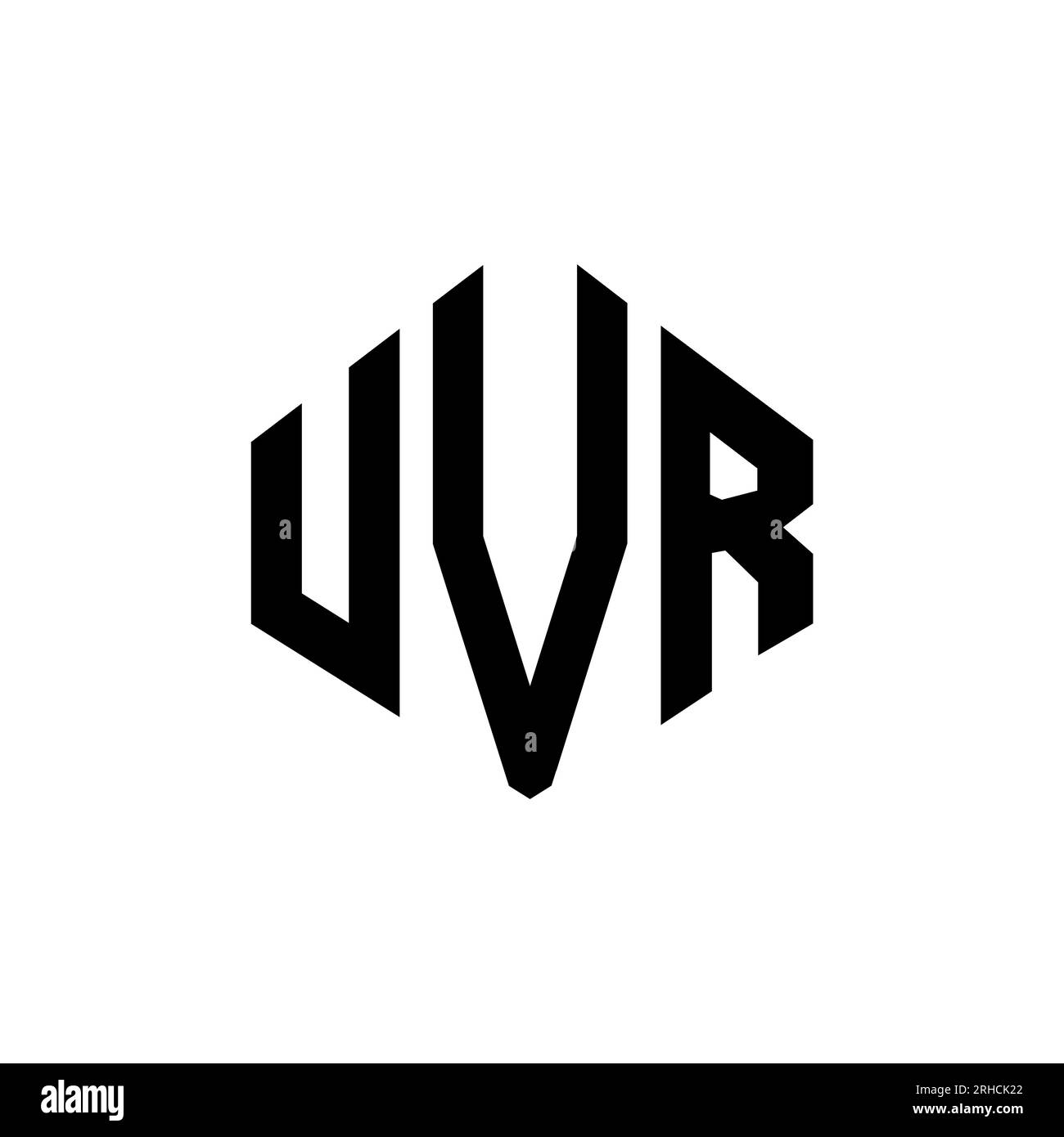 Uvr logo design Black and White Stock Photos & Images - Alamy