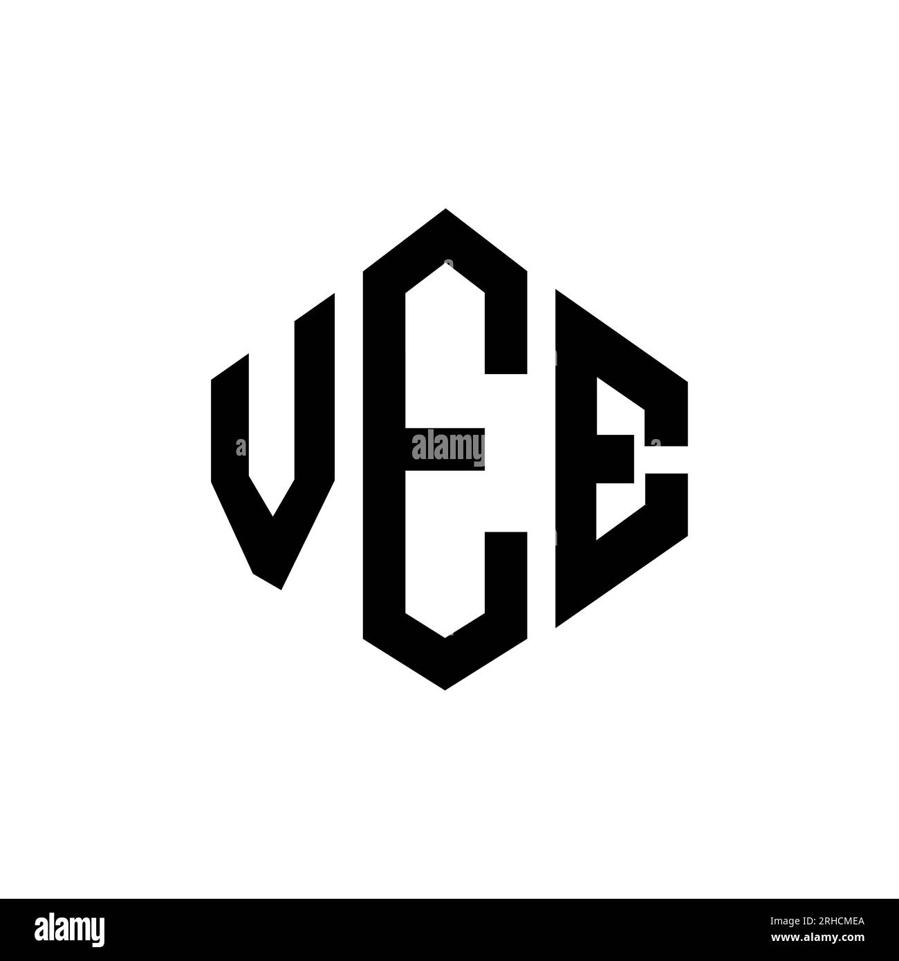 Vee Letter Logo Design With Polygon Shape Vee Polygon And Cube Shape Logo Design Vee Hexagon