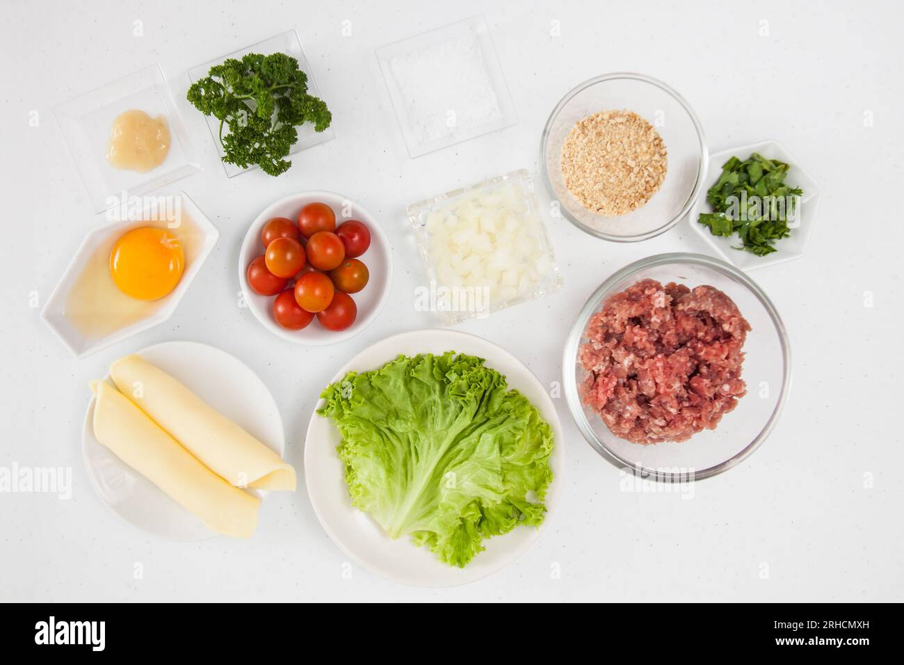 Fast food burger preparation hi-res stock photography and images - Alamy