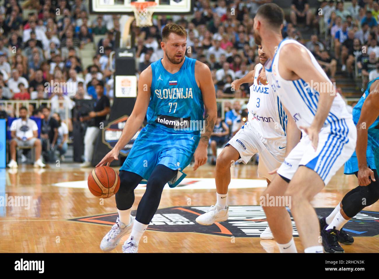 Luka Doncic (Slovenia National Team) against Greece Stock Photo - Alamy
