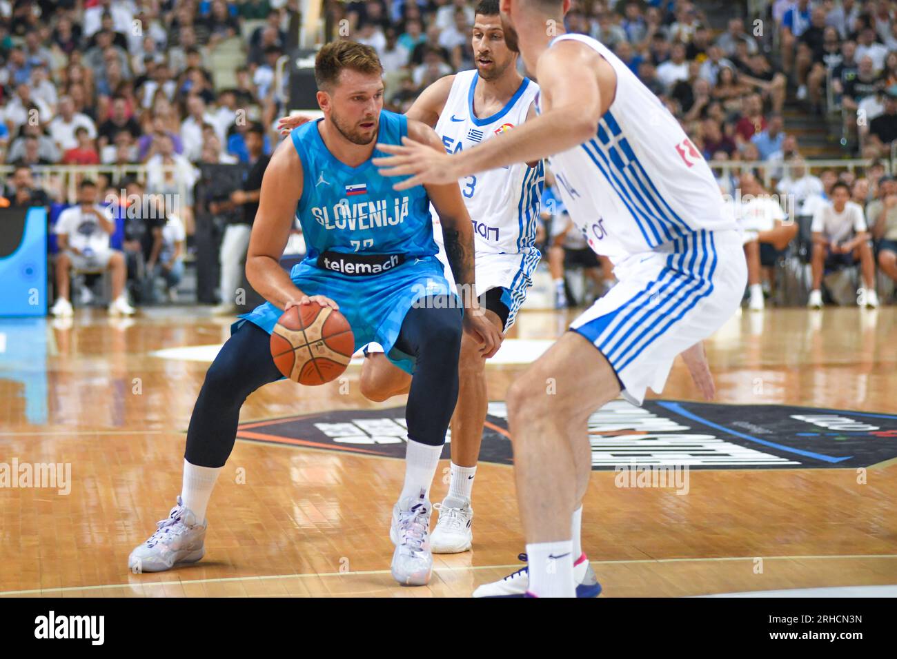 Luka Doncic (Slovenia National Team) against Greece Stock Photo - Alamy