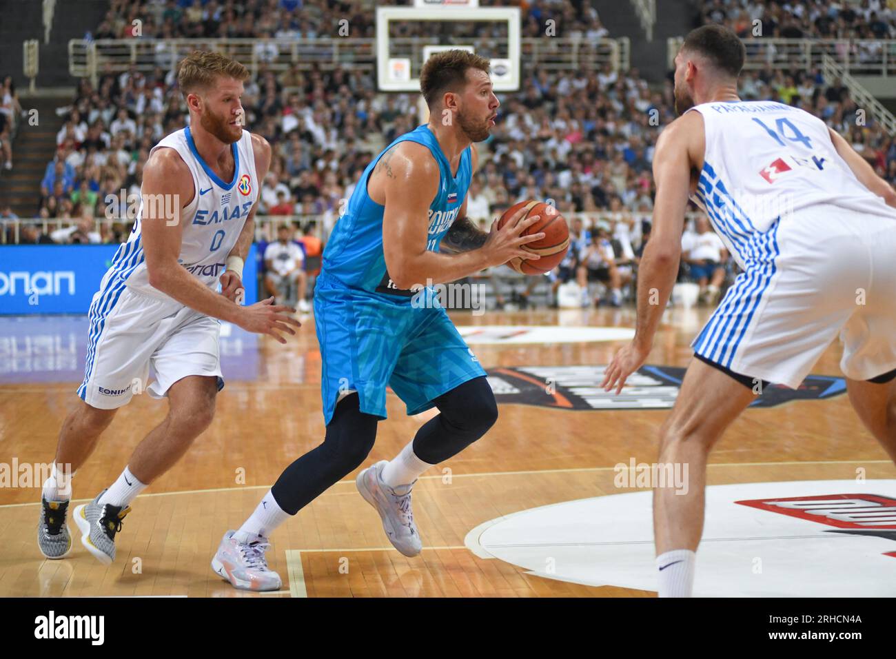 Luka Doncic (Slovenia National Team) against Greece Stock Photo - Alamy
